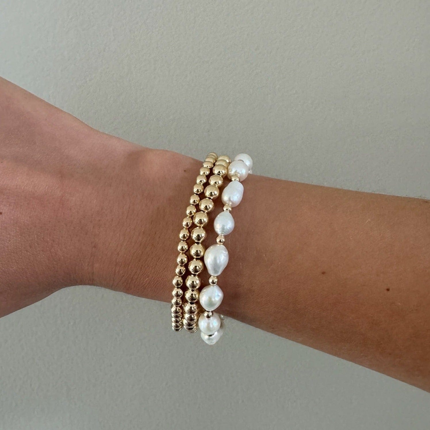 Baroque Juno Bracelet Triple Stack | Cuffed by Nano | Handmade – My ...