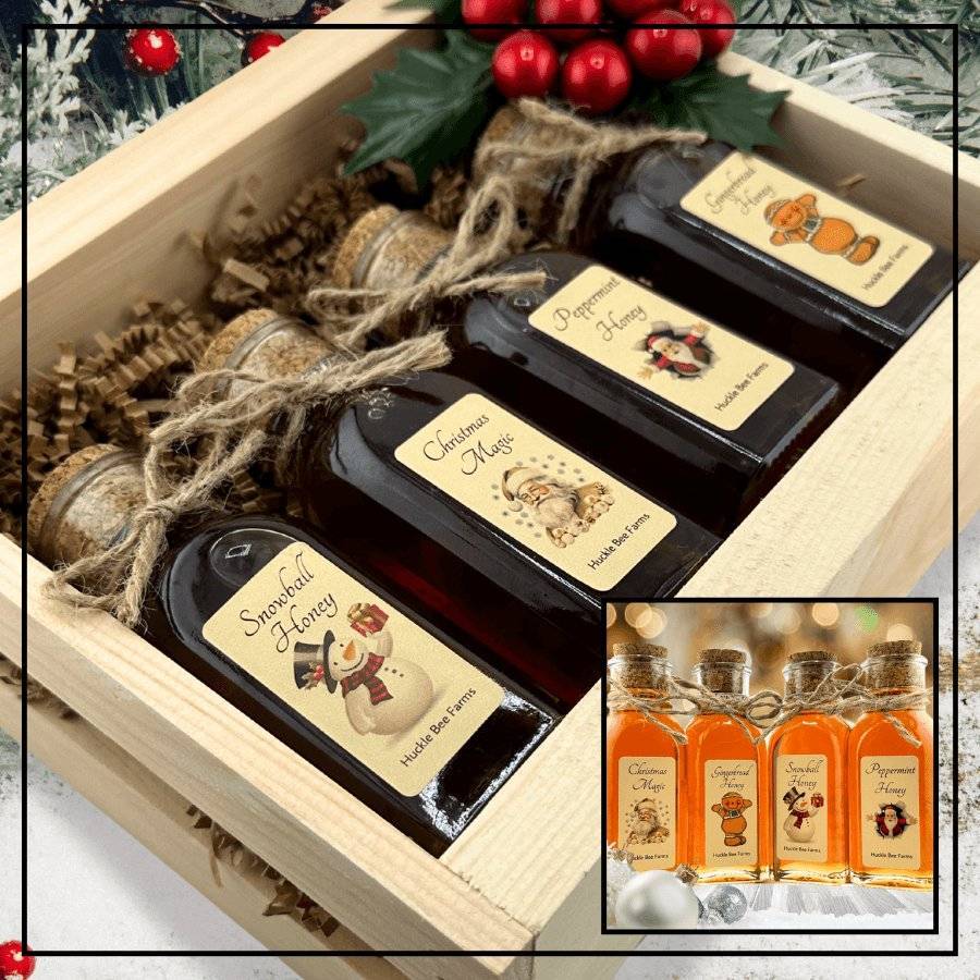 Christmas Jingle Holiday Honey Gift Box – 4 Seasonal Flavors – My ...