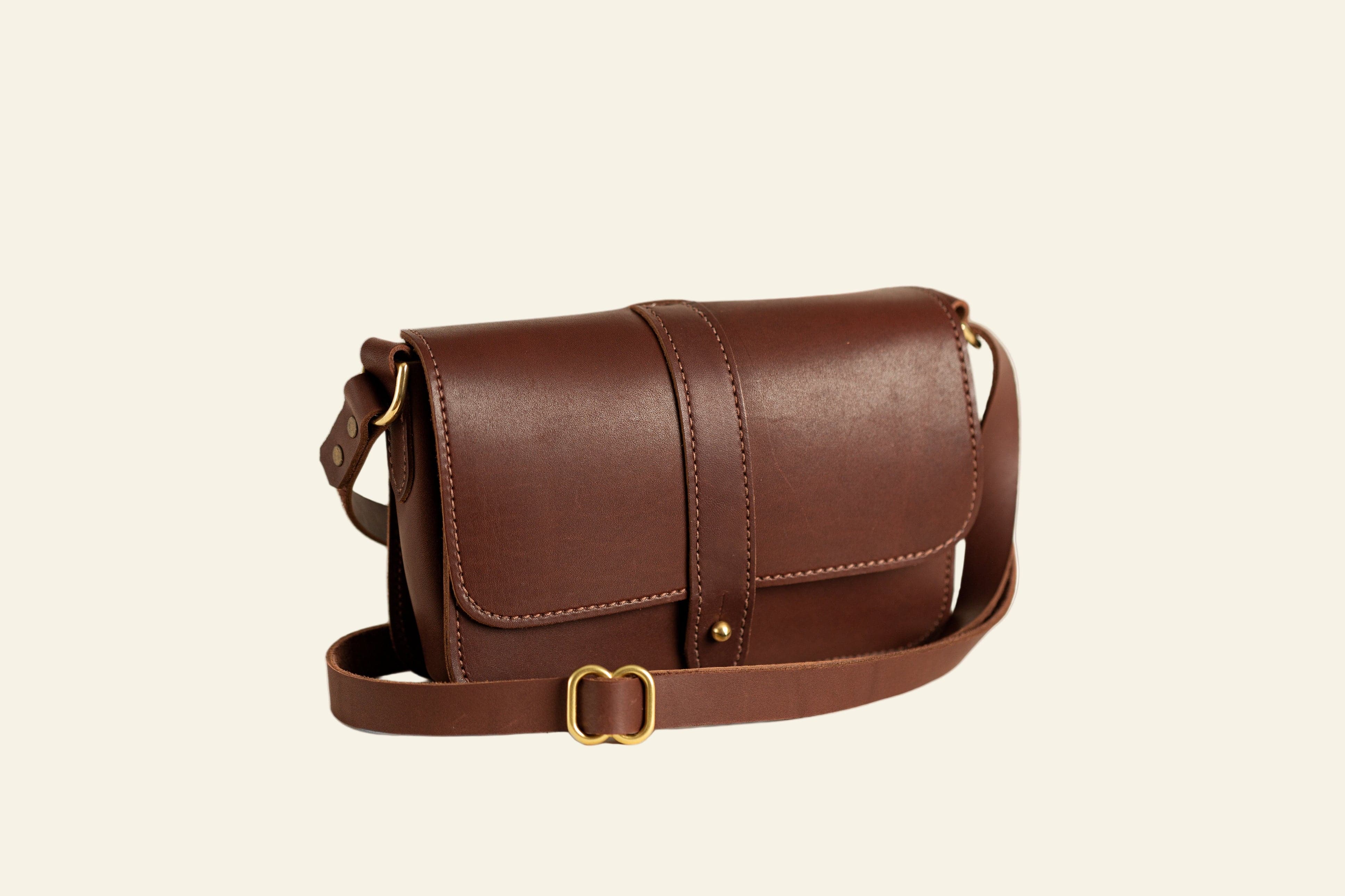 Lancaster 5-Pocket Crossbody – Minimalist Full-Grain Leather Bag – My ...