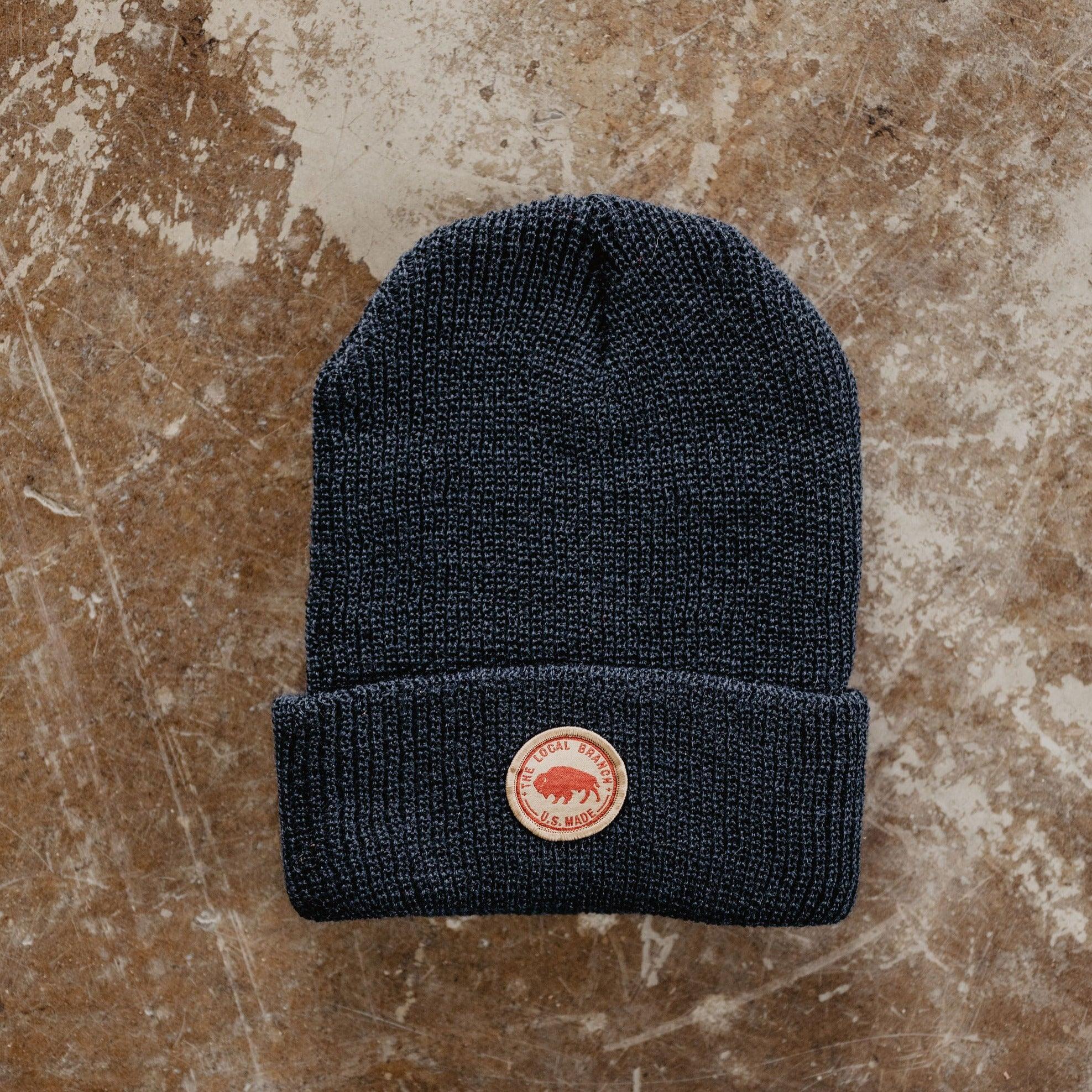 Wool Bison Beanie Made in USA | The Local Branch | My American Goods